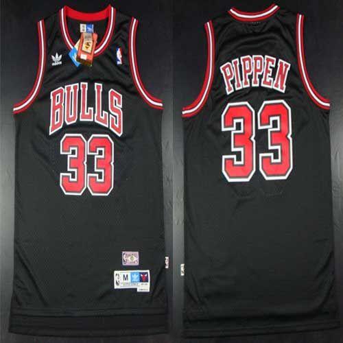 Bulls #33 Scottie Pippen Black Throwback Jersey – Dripgrape – Jerseys Shop