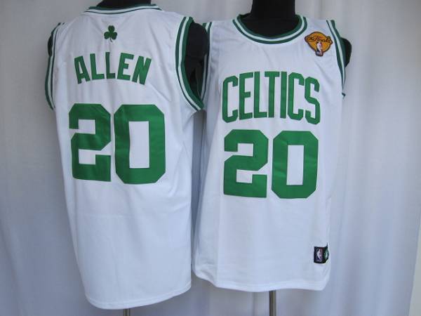 Celtics #20 Ray Allen White Final Patch Jersey – Dripgrape – Jerseys Shop