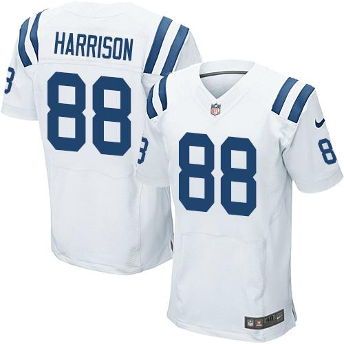 Colts #88 Marvin Harrison White Elite Jersey – Dripgrape – Jerseys Shop