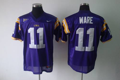 LSU Tigers #11 Spencer Ware Purple Jersey – Dripgrape – Jerseys Shop