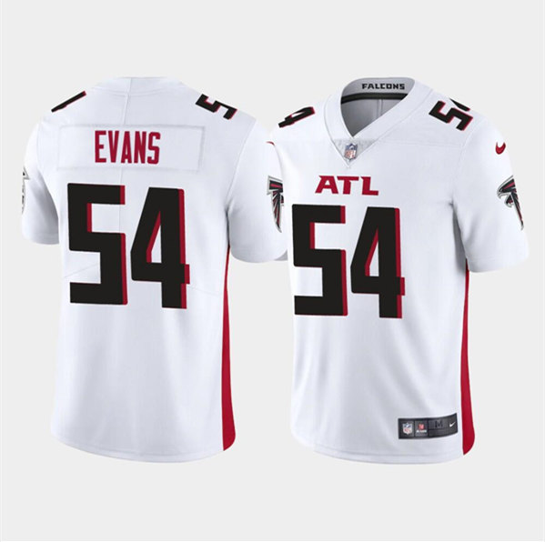Atlanta Falcons #54 Rashaan Evans White Jersey – Dripgrape – Jerseys Shop