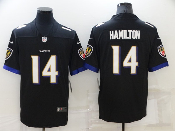 Baltimore Ravens #14 Kyle Hamilton Black Jersey – Dripgrape – Jerseys Shop