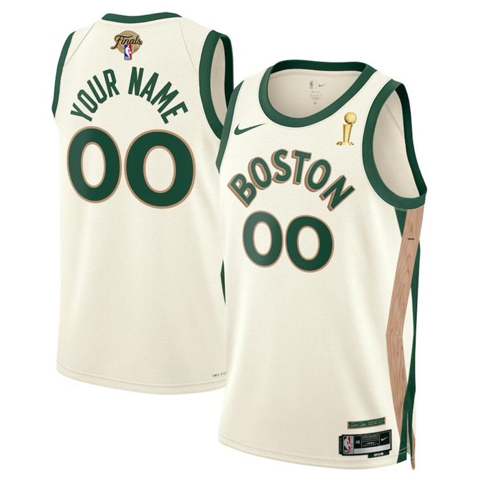 Boston Celtics Custom 2024 Finals Champions City Edition Basketball ...