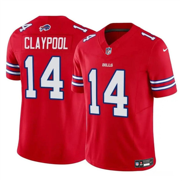 Buffalo Bills #14 Chase Claypool Red 2024 FUSE Jersey – Dripgrape ...