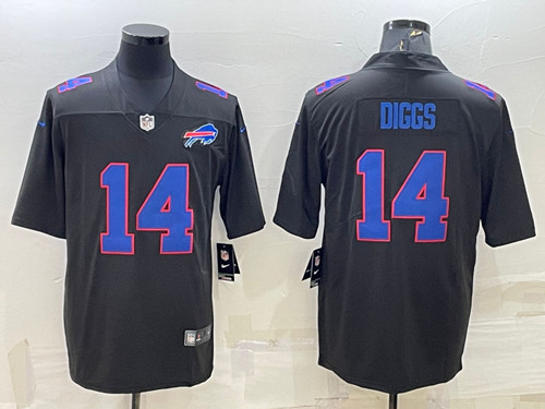 Buffalo Bills #14 Stefon Diggs Black Jersey – Dripgrape – Jerseys Shop