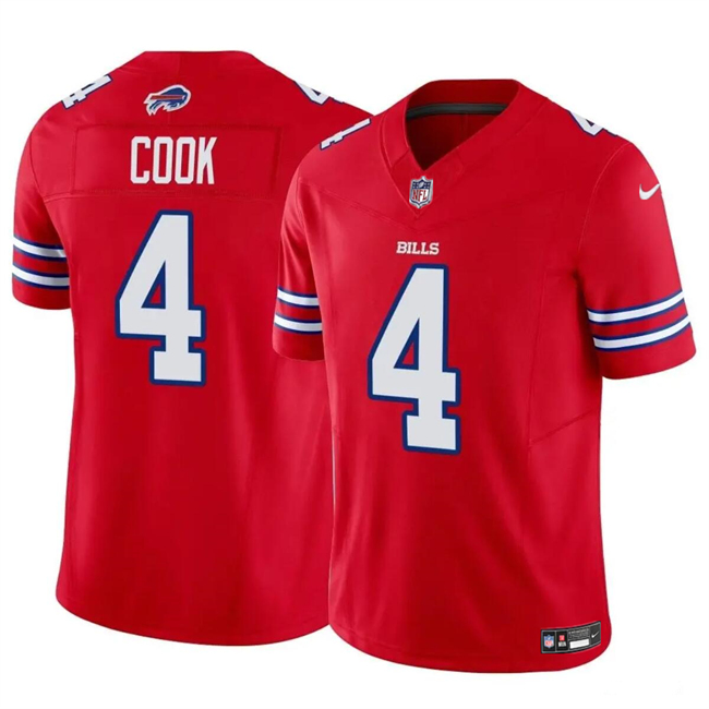 Buffalo Bills #4 James Cook Red 2023 FUSE Jersey – Dripgrape – Jerseys Shop