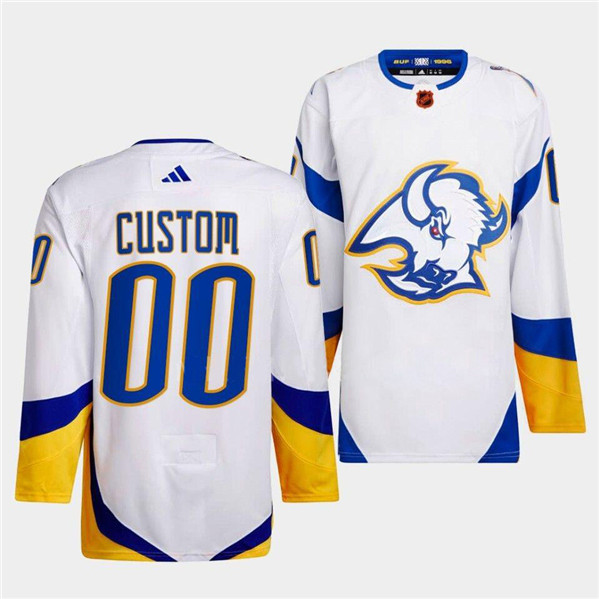 Buffalo Sabres Custom White 2022-23 Reverse Retro Jersey – Dripgrape ...