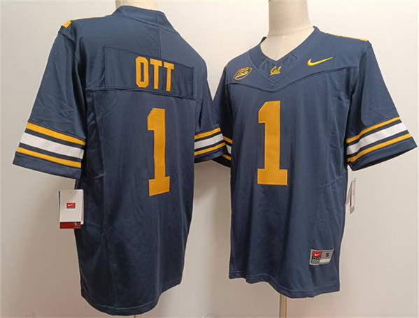 California Golden Bears #1 Jaydn Ott Navy FUSE Jersey – Dripgrape ...