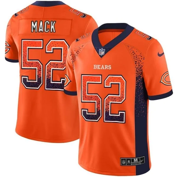 Chicago Bears #52 Khalil Mack Rush Color Jersey – Dripgrape – Jerseys Shop
