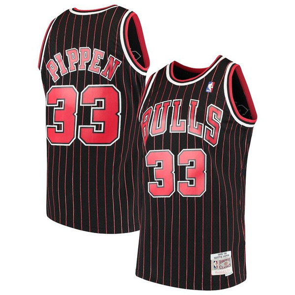 Chicago Bulls #33 Scottie Pippen 1995-96 Jersey – Dripgrape – Jerseys Shop