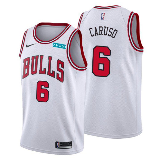 Chicago Bulls #6 Alex Caruso White Edition Swingman Basketball Jersey ...