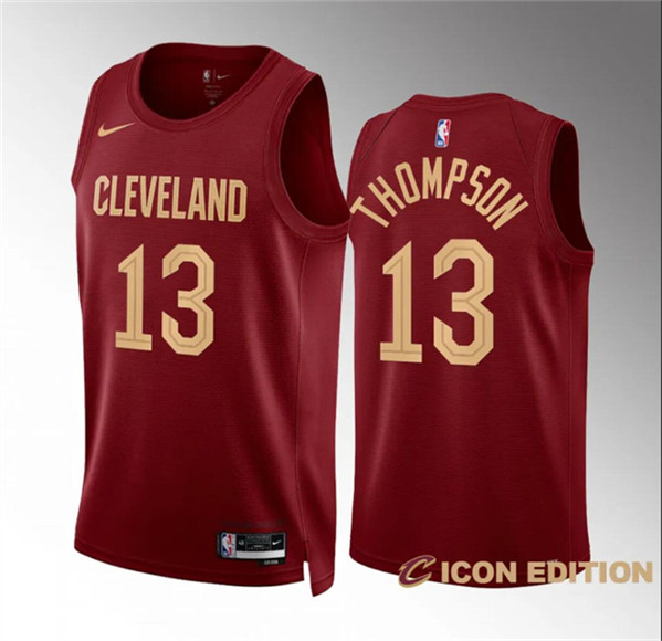 Cleveland Cavaliers #13 Tristan Thompson Wine Icon Edition Jersey ...