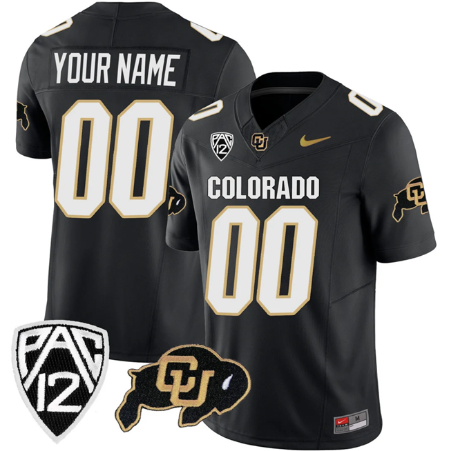 Colorado Buffaloes Custom Black 2023 FUSE Jersey – Dripgrape – Jerseys Shop