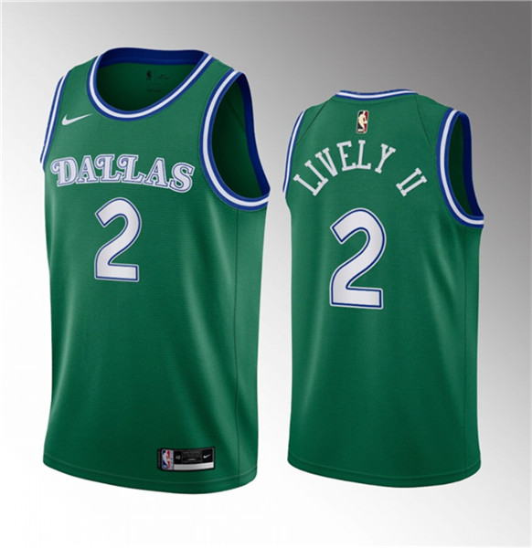 Dallas Mavericks #2 Dereck Lively II Green 2023 Draft Classic Edition ...