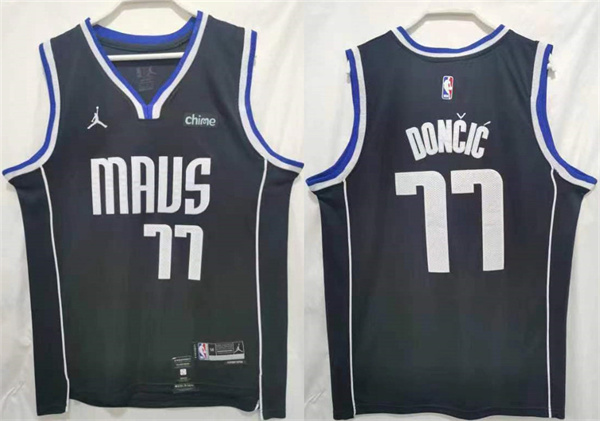 Dallas Mavericks #77 Luka Doncic Black Jersey – Dripgrape – Jerseys Shop