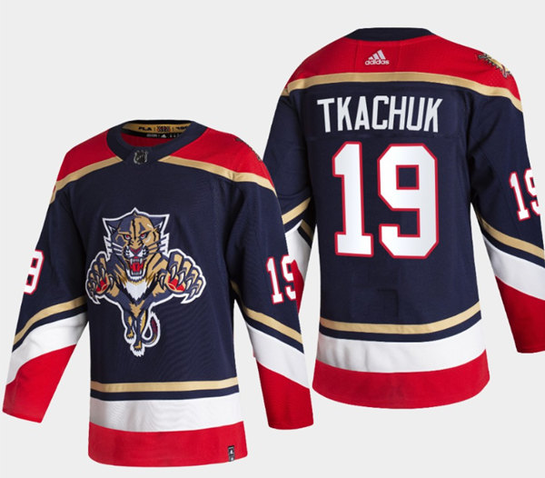 Florida Panthers #19 Matthew Tkachuk 2022 Navy Reverse Retro Jersey ...