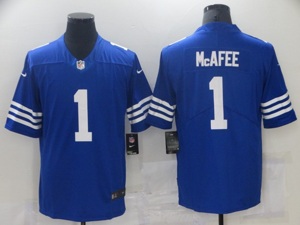 Indianapolis Colts #1 Pat Mcafee Blue Jersey – Dripgrape – Jerseys Shop
