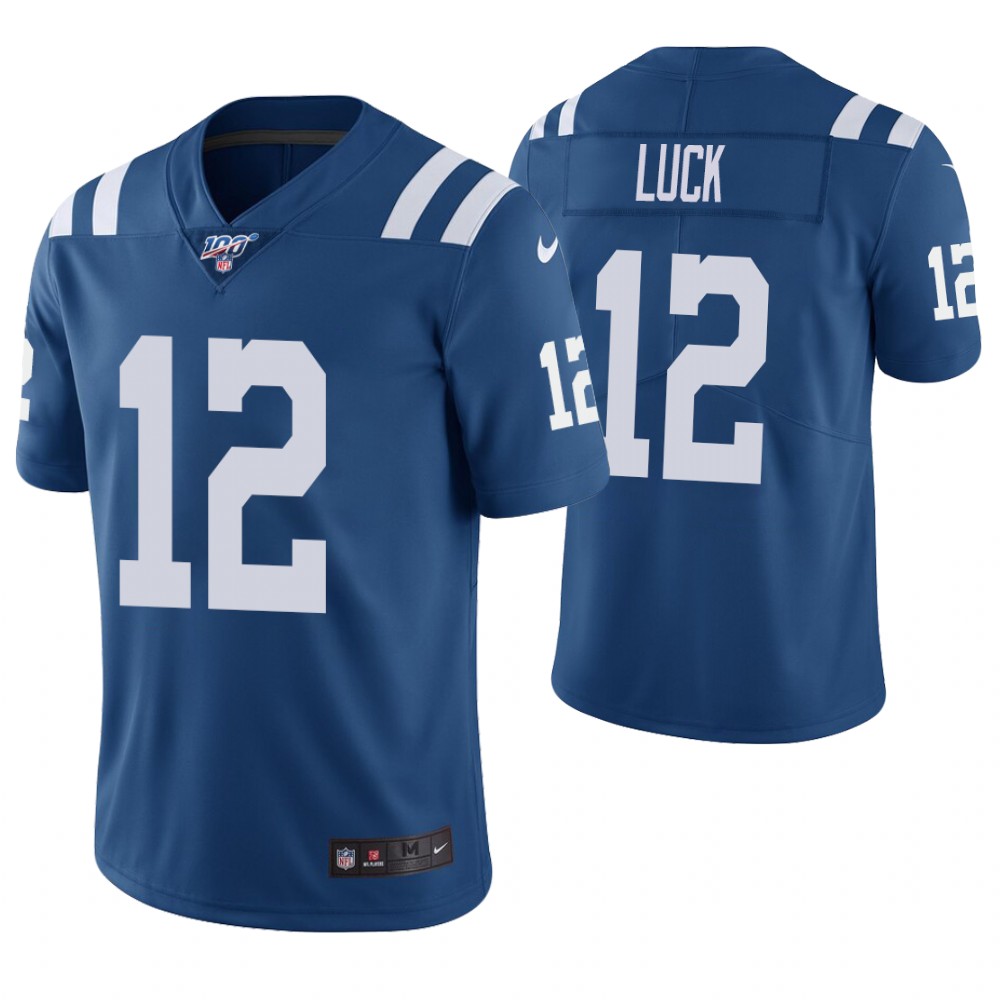 Indianapolis Colts #12 Andrew Luck 100th Season Jersey – Dripgrape ...