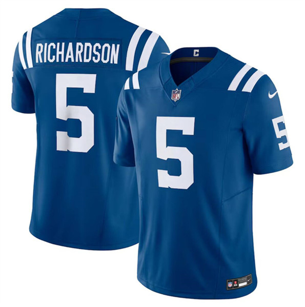 Indianapolis Colts #5 Anthony Richardson Blue 2023 FUSE Jersey ...