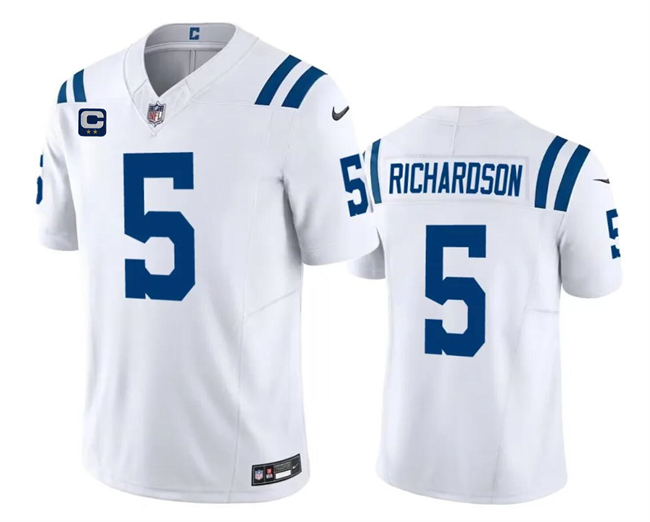 Indianapolis Colts #5 Anthony Richardson White 2024 FUSE With 2-Star C ...