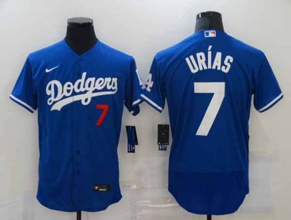 Los Angeles Dodgers #7 Julio Urias Blue Sttiched Jersey – Dripgrape ...