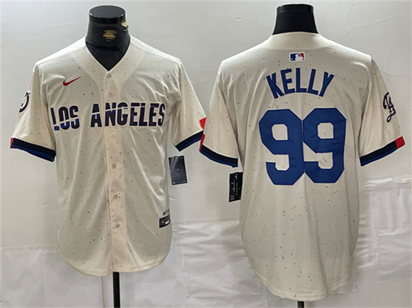 Los Angeles Dodgers #99 Joe Kelly Cream Baseball Jersey – Dripgrape ...