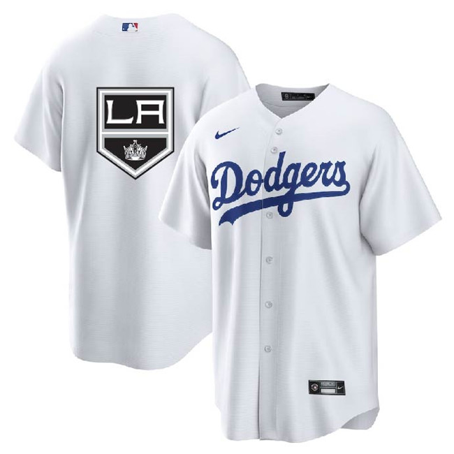 Los Angeles Dodgers & Kings White Jersey – Dripgrape – Jerseys Shop