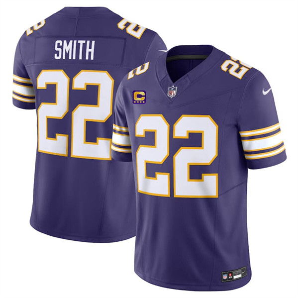 Minnesota Vikings #22 Harrison Smith Purple 2024 FUSE Throwback With 4 ...