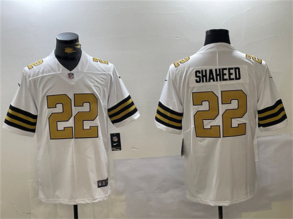 New Orleans Saints #22 Rashid Shaheed White Jersey – Dripgrape ...