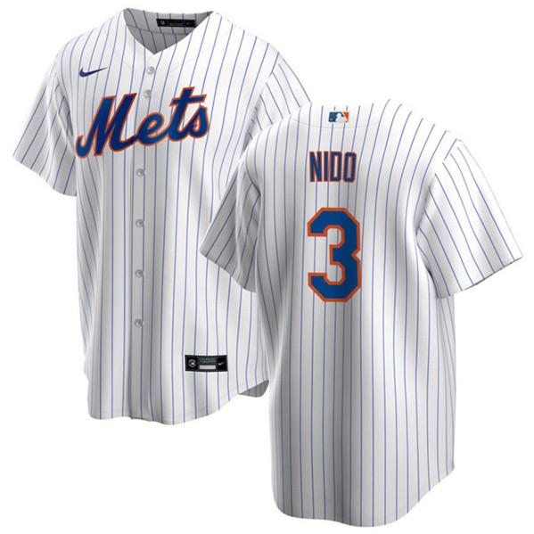 New York Mets #3 Tomas Nido White Jersey – Dripgrape – Jerseys Shop
