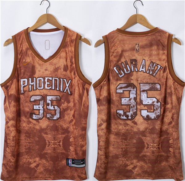 Phoenix Suns #35 Kevin Durant Orange 2023 Select Series Basketball ...