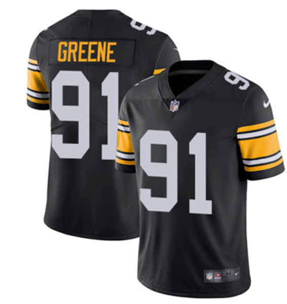 Pittsburgh Steelers #91 Kevin Greene Black Jersey – Dripgrape – Jerseys ...