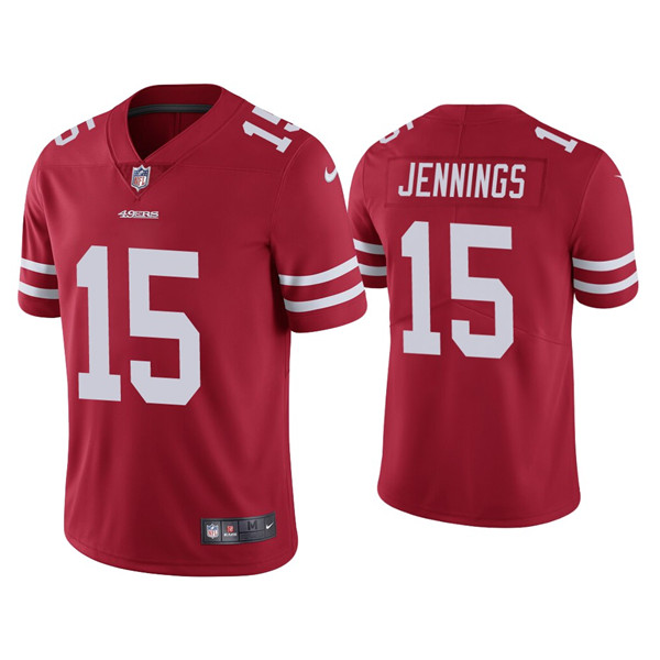 San Francisco 49ers #15 Jauan Jennings 2021 Red Jersey – Dripgrape ...