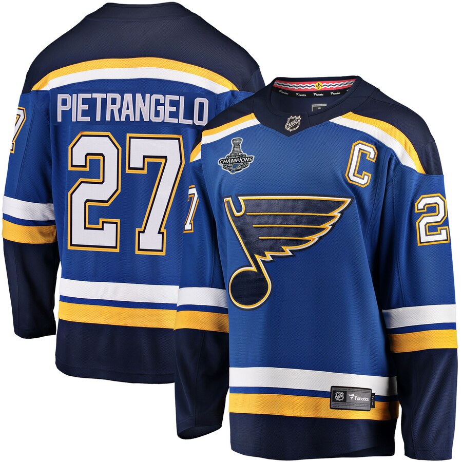 St. Louis Blues #27 Alex Pietrangelo 2019 Stanley Cup Final Bound ...