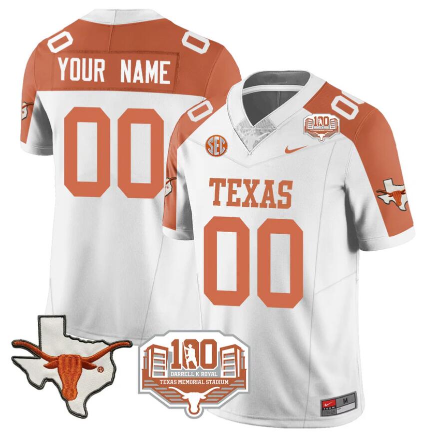 Texas Longhorns Custom Inverted 2024 FUSE 100 years of Darrell K Royal ...