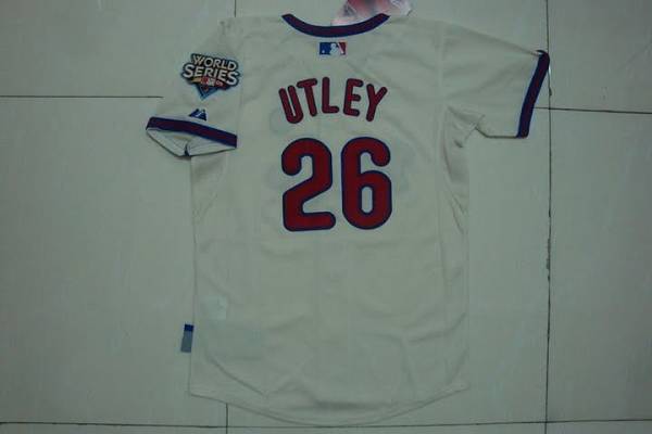 Phillies #26 Chase Utley Cream Jersey – Dripgrape – Jerseys Shop