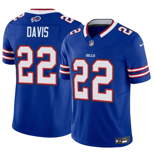 Buffalo Bills #22 Ray Davis Royal 2024 FUSE Jersey – Dripgrape ...