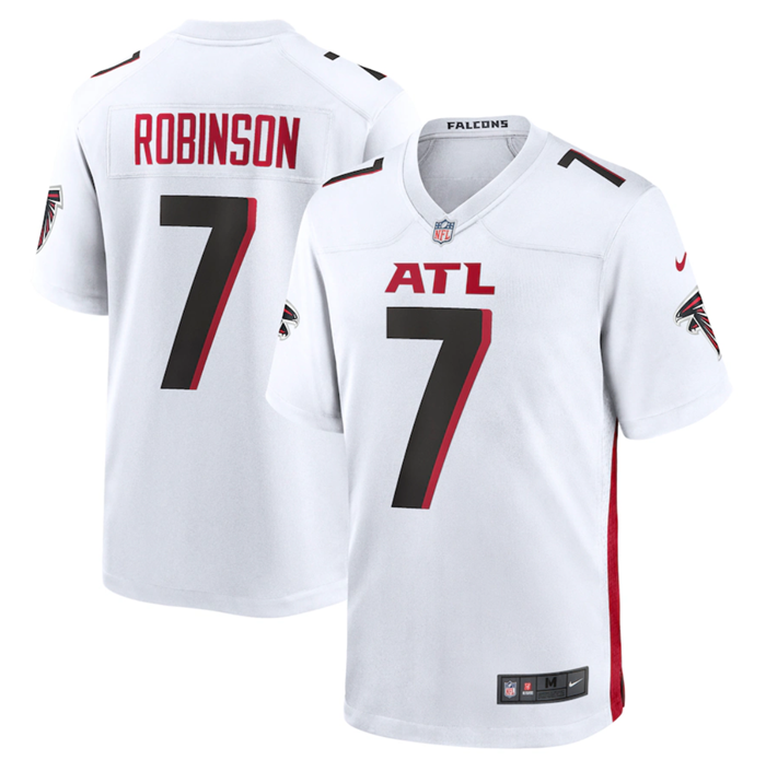 Atlanta Falcons #7 Bijan Robinson White Jersey – Dripgrape – Jerseys Shop