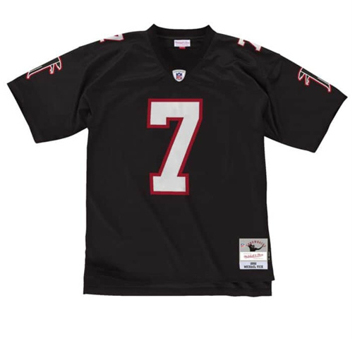 Atlanta Falcons #7 Michael Vick 2002 Black Jersey – Dripgrape – Jerseys ...