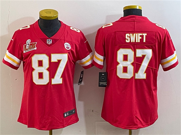 Kansas City Chiefs #87 Taylor Swift Red 2025 Super Bowl LIX Patch ...