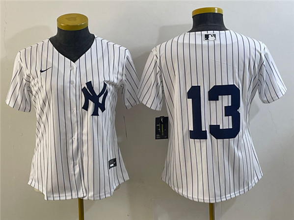 New York Yankees #13 Alex Rodriguez White Jersey – Dripgrape – Jerseys Shop