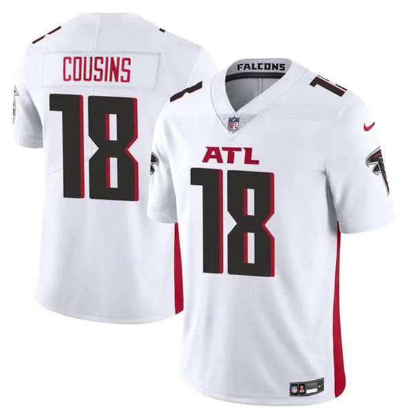 Atlanta Falcons #18 Kirk Cousins White Jersey – Dripgrape – Jerseys Shop