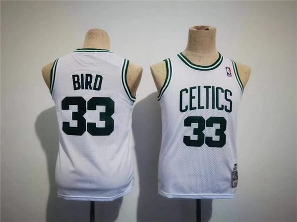Boston Celtics #33 Larry Bird White Jersey – Dripgrape – Jerseys Shop