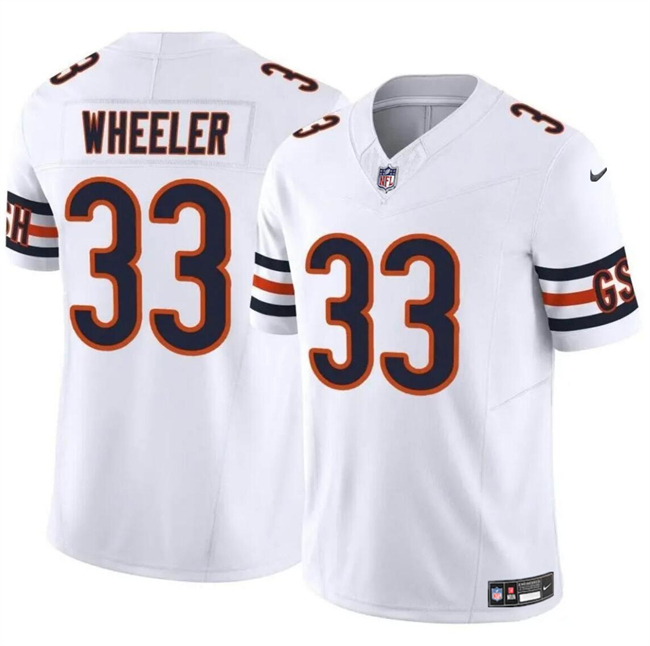 Chicago Bears #33 Ian Wheeler White 2023 FUSE Jersey – Dripgrape ...