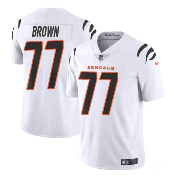 Cincinnati Bengals #77 Trent Brown White Jersey – Dripgrape – Jerseys Shop