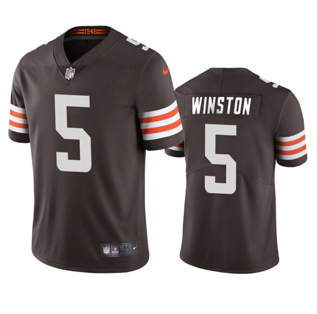 Cleveland Browns #5 Jameis Winston Brown Jersey – Dripgrape – Jerseys Shop