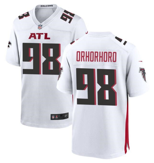 Atlanta Falcons #98 Ruke Orhorhoro White Limited Football Stitched Game ...