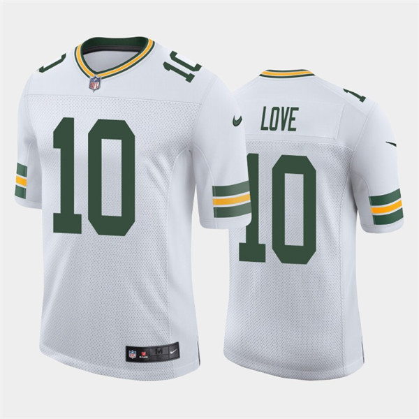 Green Bay Packers #10 Jordan Love 2020 White Limited Stitched Jersey ...