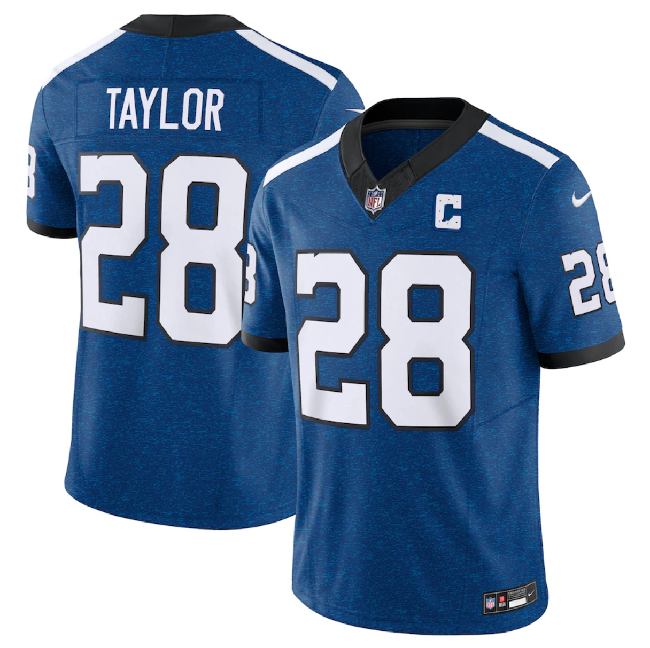 Indianapolis Colts #28 Jonathan Taylor Royal 2023 F.U.S.E. Indiana ...