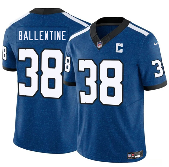 Indianapolis Colts #38 Corey Ballentine Blue 2025 F.U.S.E. Throwback ...
